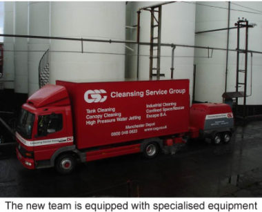 CSG Boosts Tank Cleaning Service With £40,000 Investment | CSG