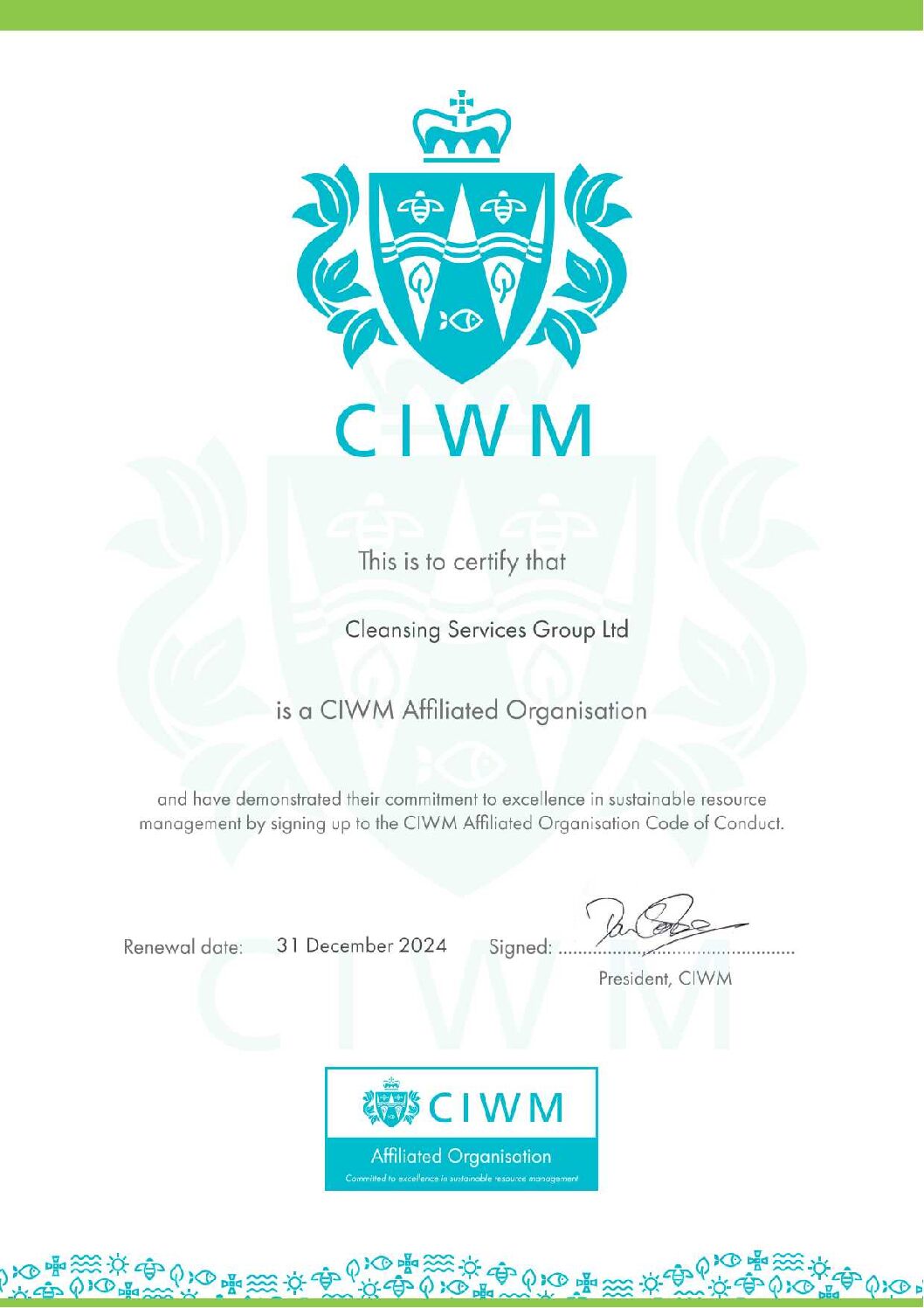 CIWM (Dec 2024) | CSG