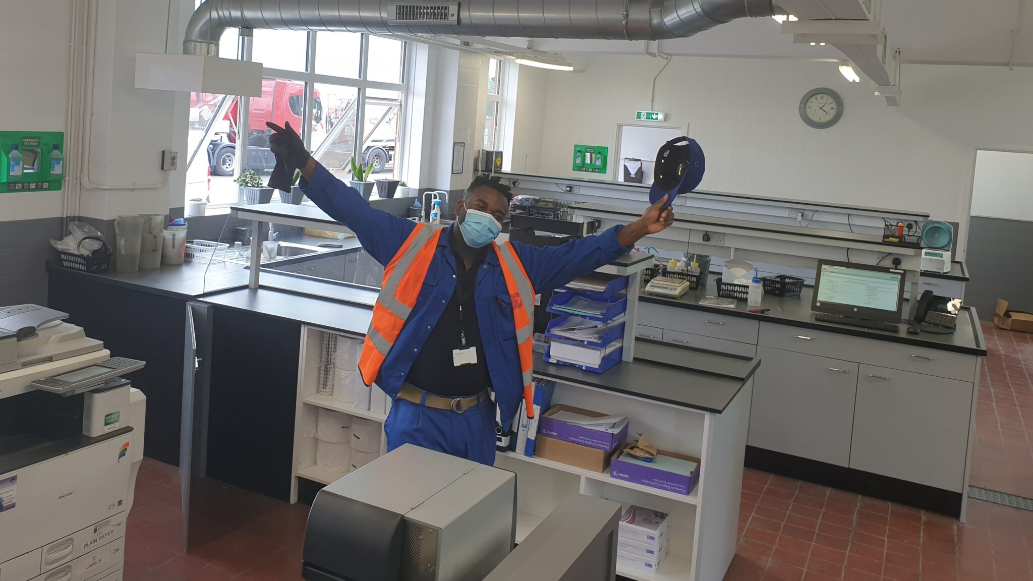 Cadishead lab team lead the re-design their own workspace | CSG